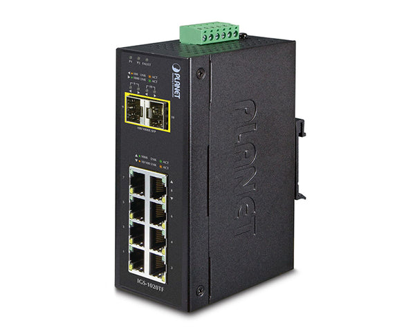 Industrial 8 Port Gigabit SFP Switch – Cable Applications